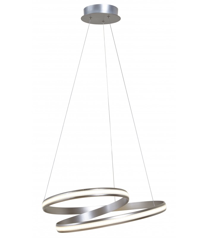 Lámpara Colgante Led Espiral Níquel 50W 5000Lm 4000K